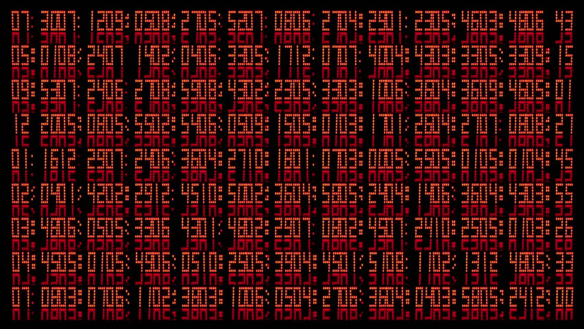 Binary Code Display Wall Animation - Loop Red Stock Footage Video 26518334 | Shutterstock