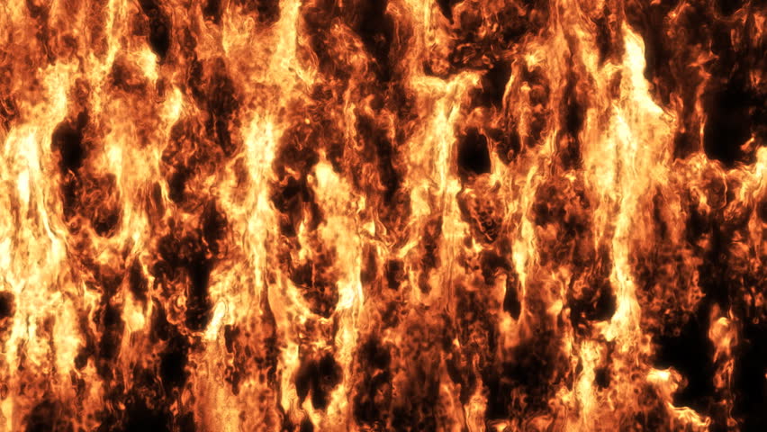 4k Gold Fire Wall Background,war Scene,dazzling Hellfire. 0716_4k Stock ...