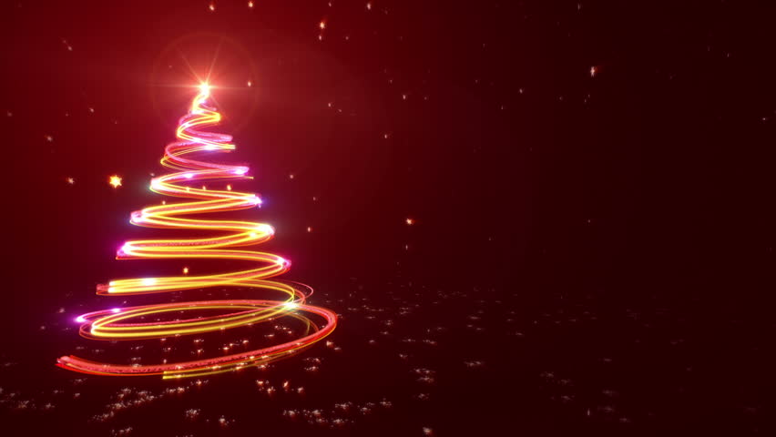 Glowing Christmas Tree - Christmas 14 (HD) - Animation With Glowing ...
