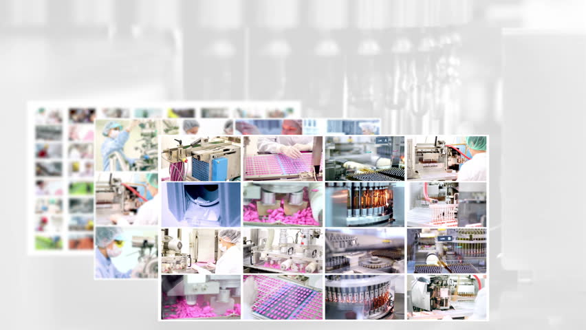 Medicine Production.Pharmaceutical Technology. Industrial Equipment ...