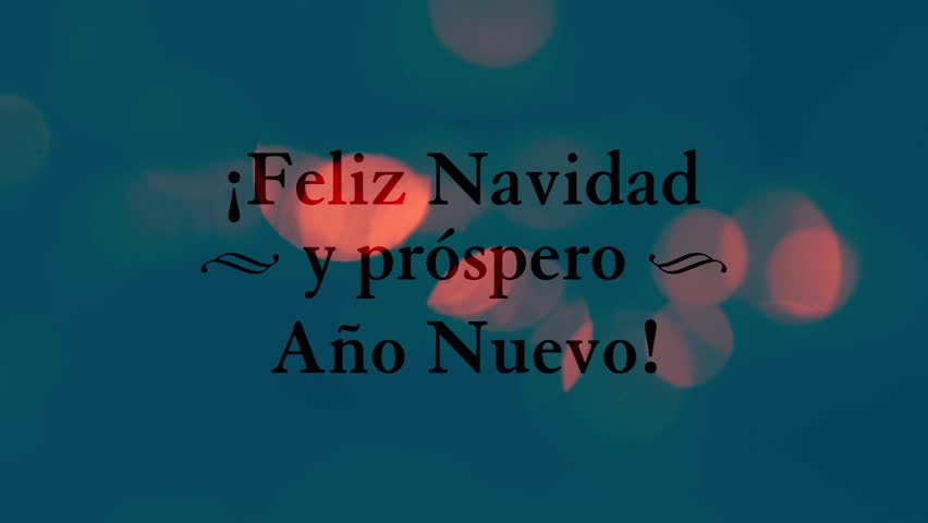 Merry Christmas And Happy New Year - Deseos, Feliz Navidad Y Prospero ...