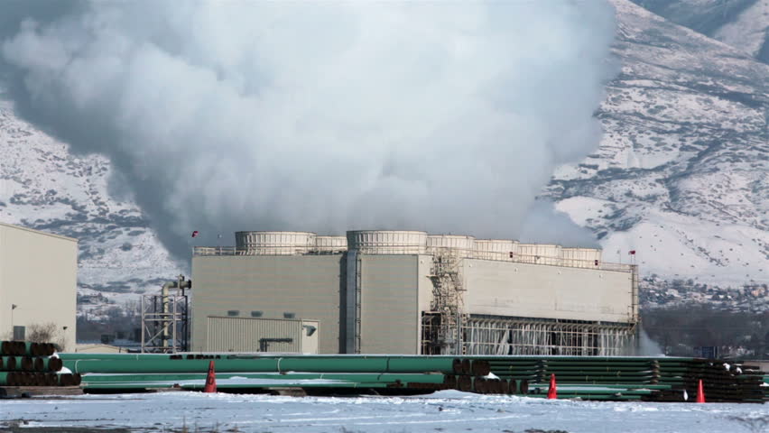 Power Plant Cooling Steam Towers Stock Footage Video (100% Royalty-free ...