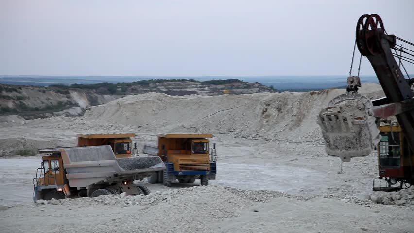 Dump Truck Carries Dirt Used In Building A Seawall In Shishmaref ...