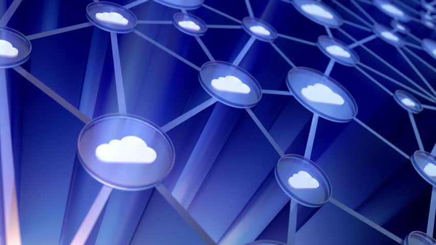 Cloud Computing Abstract Animation Stock Footage Video 5587103 ...