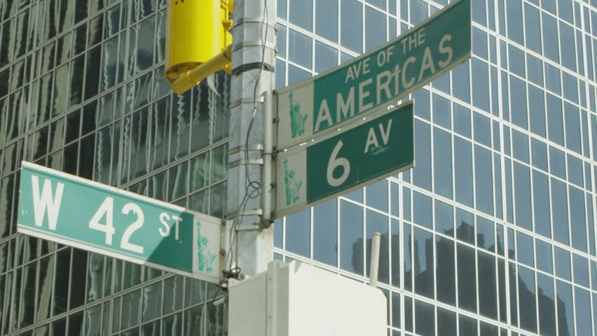 Stock video of new york, june 2013 - signpost | 5380016 | Shutterstock