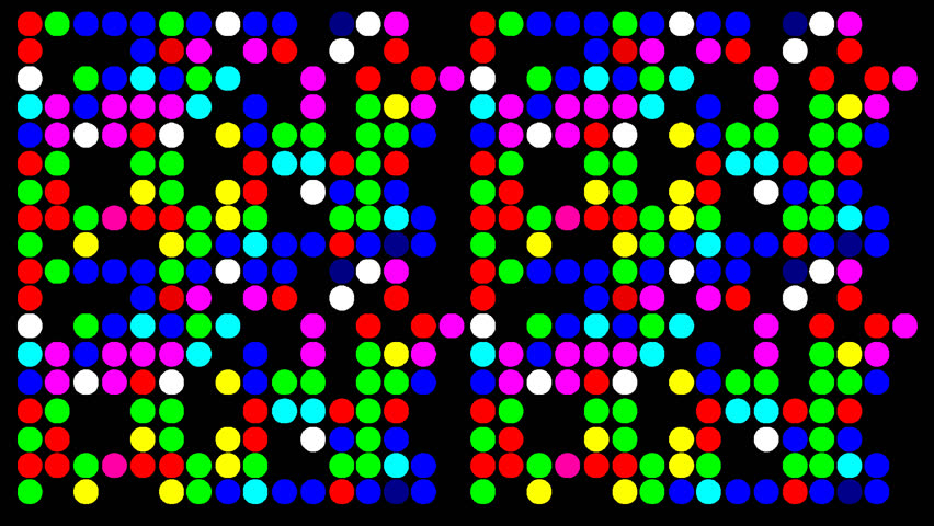 Stock video of colorful dots with random colors, loopable | 5474456 ...