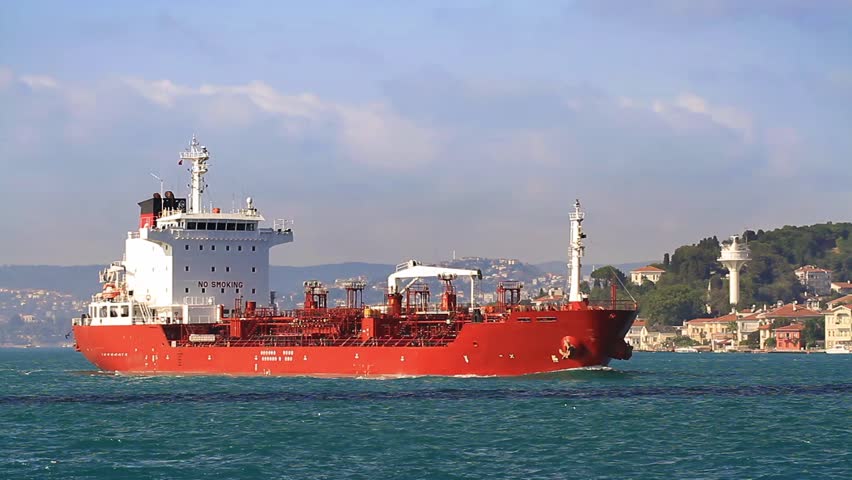 Chemical Tanker Ship. Hd, Tracking Stock Footage Video (100% Royalty ...