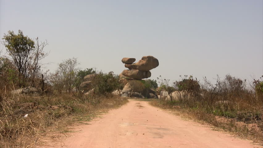 Balancing Rock, Epworth, Zimbabwe Stock Footage Video (100% Royalty ...