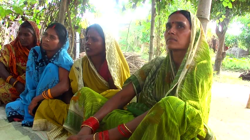 Stock video of adapur, india-nov 7: indian women in | 5610056 ...