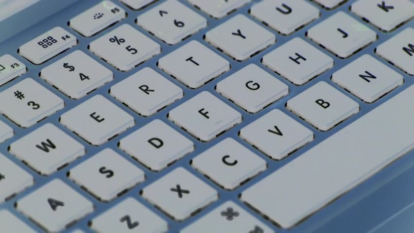 4k Typing On A Laptop Keyboard,computer Literate Operator. Gh2_08214_4k ...