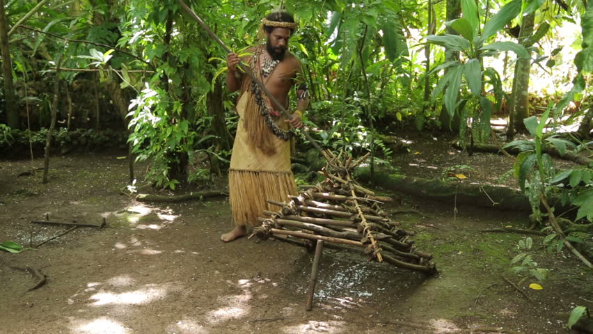 PORT VILA, SHEFA PROVINCE/VANUATU - FEBRUARY 09, 2014: Futuna Men Sing ...