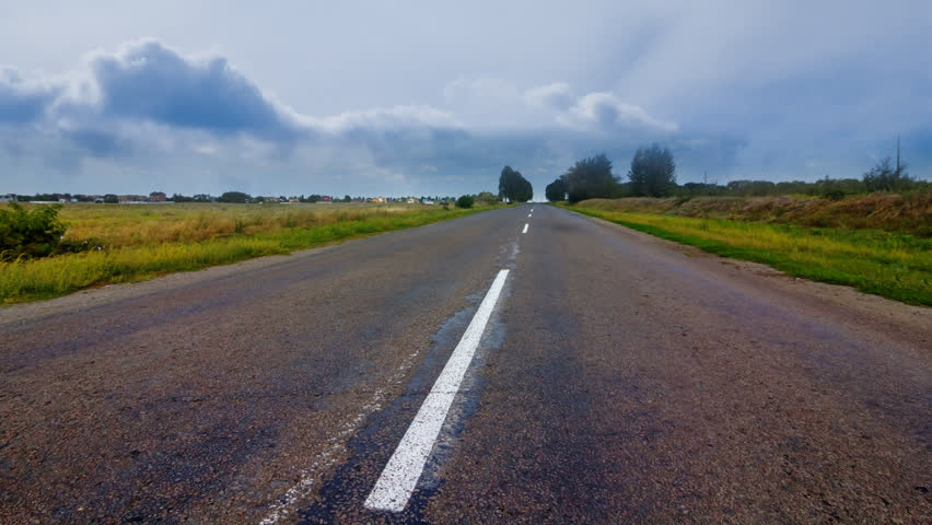 Asphalt Road Scene Stock Footage Video (100% Royalty-free) 6439826 ...