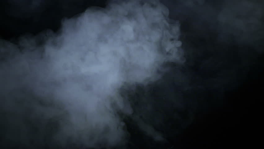 Smoke On A Black Background. Professional Studio Light And Smoke ...