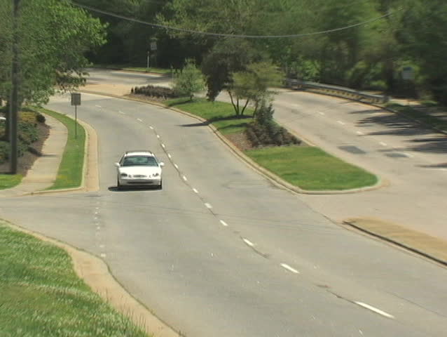 Car Driving Toward Camera Zoom Stock Footage Video (100% Royalty-free ...