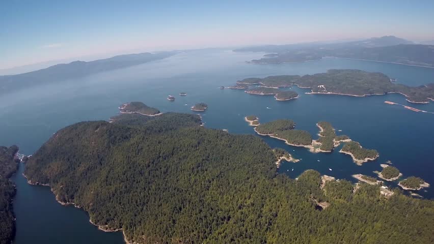 Aerial View of Nelson Island, Stock Footage Video (100% Royalty-free ...