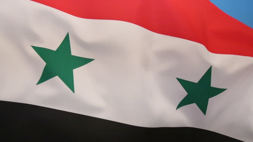 Current Flag of Syria - Stock Footage Video (100% Royalty-free) 7166866 ...