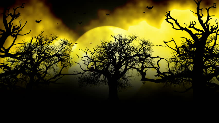 Animated Stylish Background Useful For Halloween,spooky, Scary, Haunted ...
