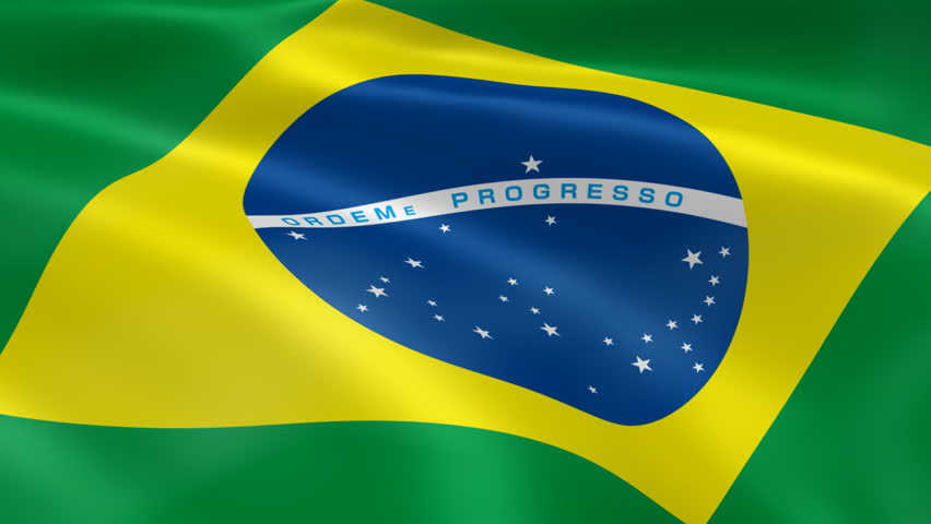 Flying Flag Of Brazil Stock Footage Video 479704 | Shutterstock