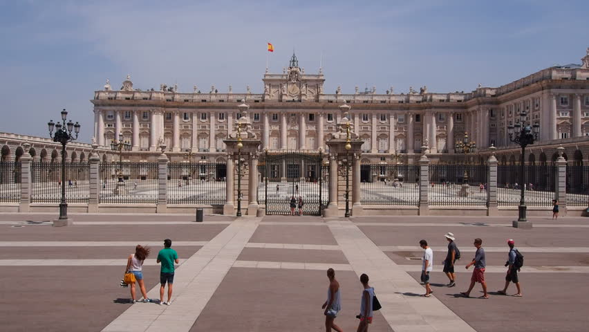 Palacio Real – Royal Palace Stock Footage Video (100% Royalty-free ...