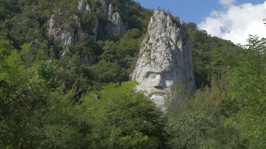 Natural Environment Decebalus Rex Sculpture Stock Footage Video (100% ...