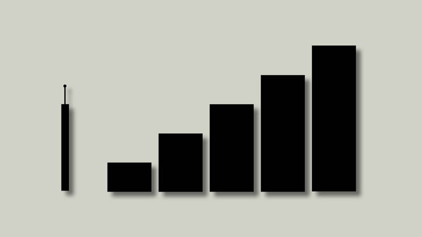 Stock video of cell phone bars going down as | 75616 | Shutterstock