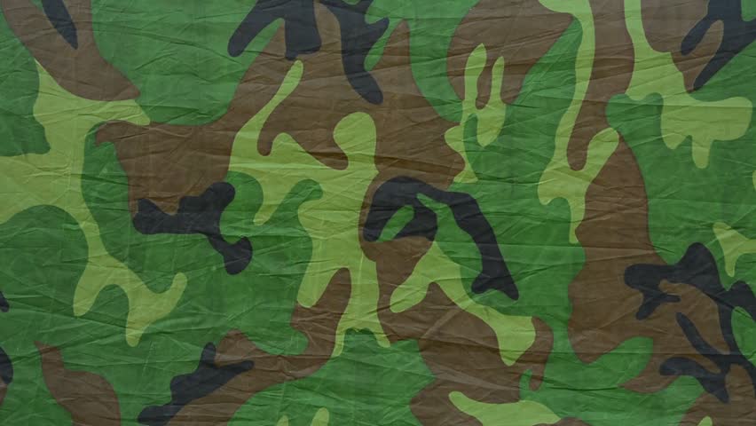 Camouflage Pattern Background Loop In Jungle/forest Camo Colors: Khaki ...