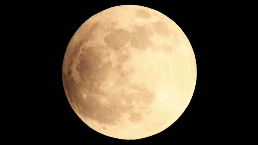 Stock Video Clip of Moon on the night the dark sky | Shutterstock