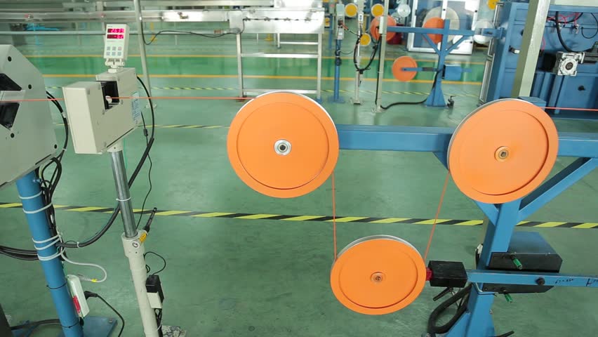 Fiber Optic Cable On Winding Stock Footage Video (100% Royalty-free ...