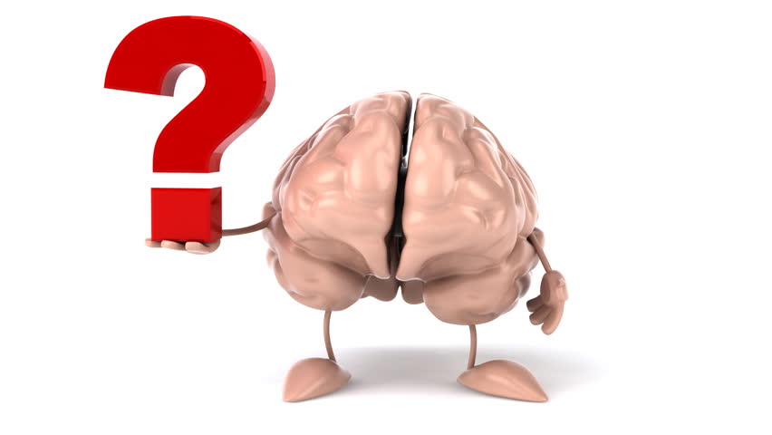 Stock video of fun brain with a question | 8609986 | Shutterstock