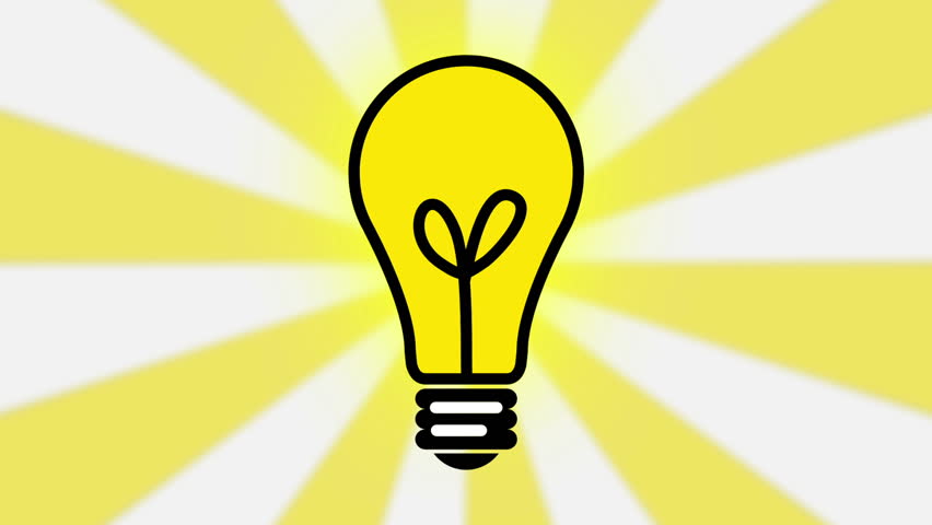 Lightbulb Creative Idea - Animation Stock Footage Video (100% Royalty ...