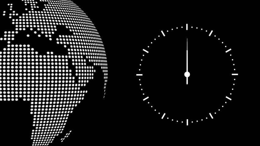 Clock Counting Down 12 Hours Stock Footage Video (100% Royalty-free ...