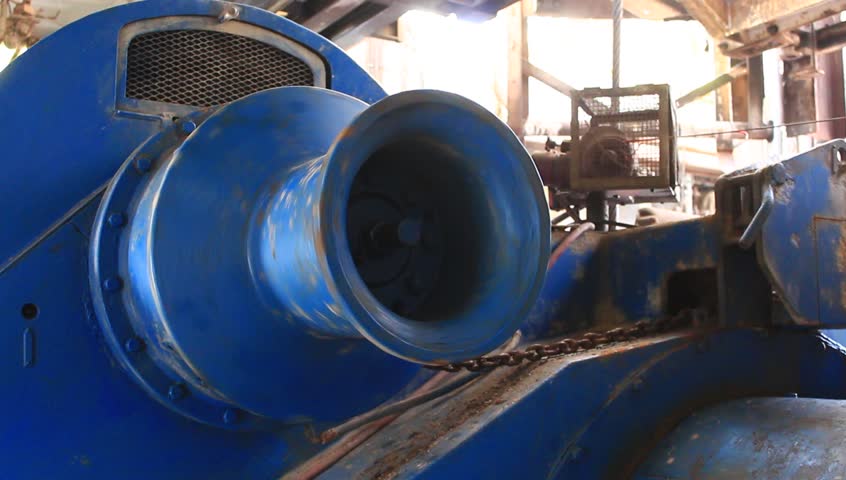 Drawworks Cathead Rotating - Equipment Stock Footage Video (100% ...