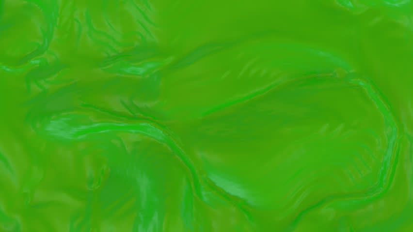 วิดีโอสต็อกของ animated river of green paint pouring | 8901856 ...