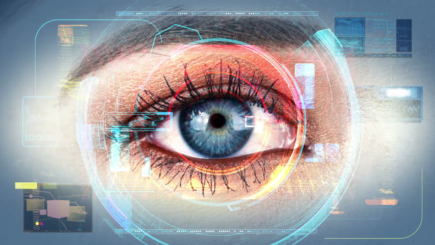 Retina Scan Stock Footage Video | Shutterstock