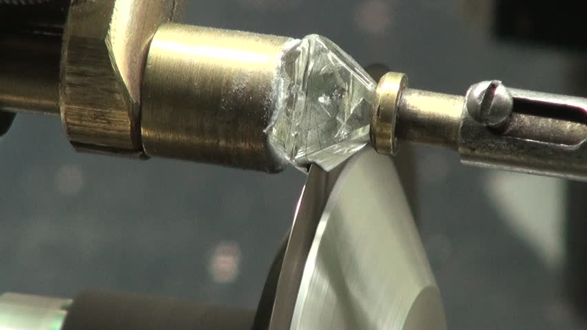 Stock video of machines for mechanical sawing diamonds stone | 9128336 ...