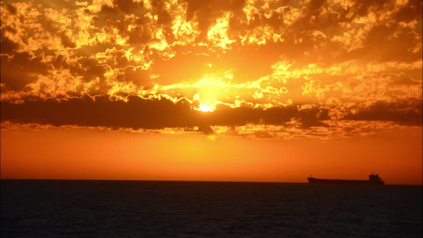 Sunset at Scarborough Beach in Stock Footage Video (100% Royalty-free ...