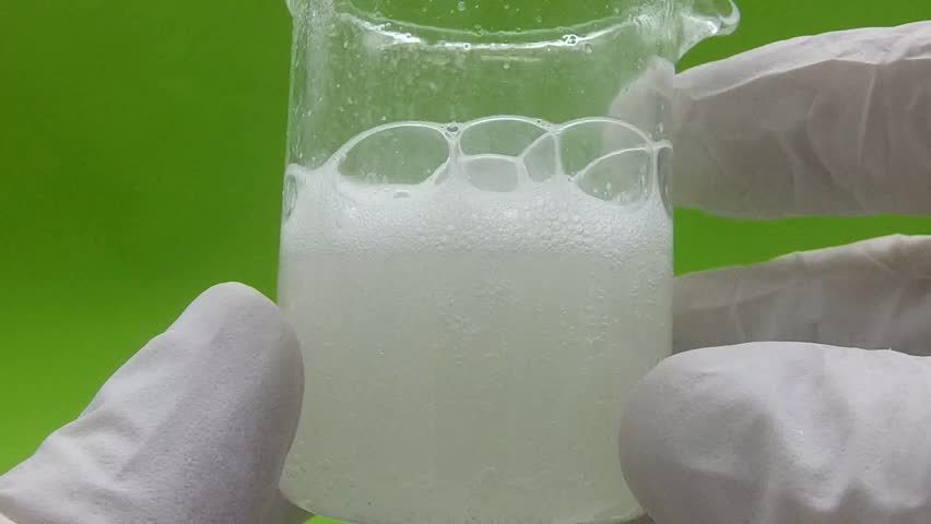Effervescent Tablet Effervescent Tablet In A Beaker Stock Footage Video ...