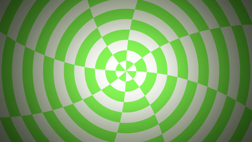 Retro Target Pattern, Green Color. Stock Footage Video (100% Royalty ...