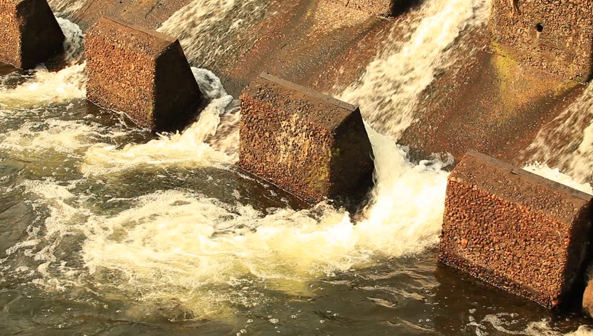 Reduce Water Pressure In Small Dams. Varastovideo 9704807 | Shutterstock