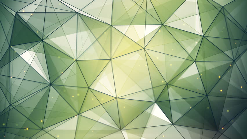Triangles and Lines. Computer Generated Stock Footage Video (100% ...
