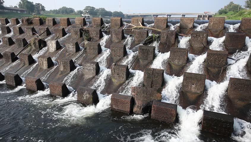 Reduce Water Pressure In Small Dams. Varastovideo 9704807 | Shutterstock