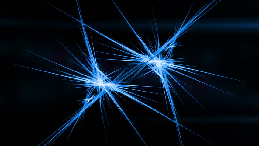 Red Fibers In Motion, Rays Of Blue Light - Bright Red Rays Of Light In ...