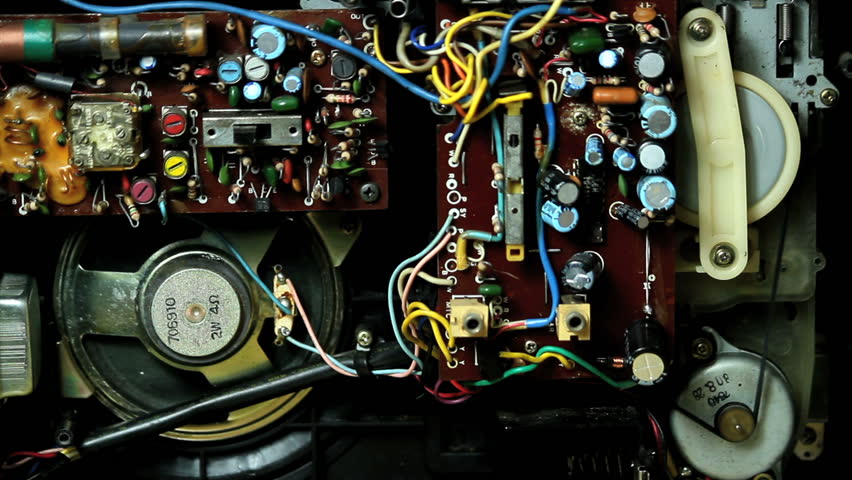 radio components old technology. main board 스톡 비디오 | 9991016 | Shutterstock